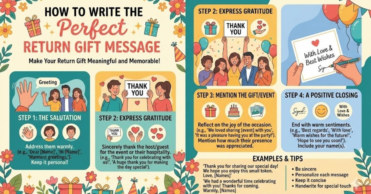 230+ Best Return Gift Message Ideas for Every Occasion